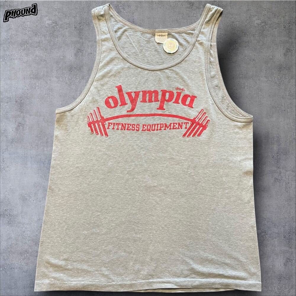 Vtg Olympia Sports Body Builder Tank Tshirt Fitness X… - Gem